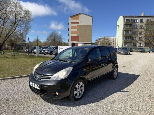 Black Nissan Note 2012 in Ventspils, with an engine capacity of 1.50 L and mileage of 231 thousand km for 2550 €, photo 1 on AUTOMOTO.COM.LV