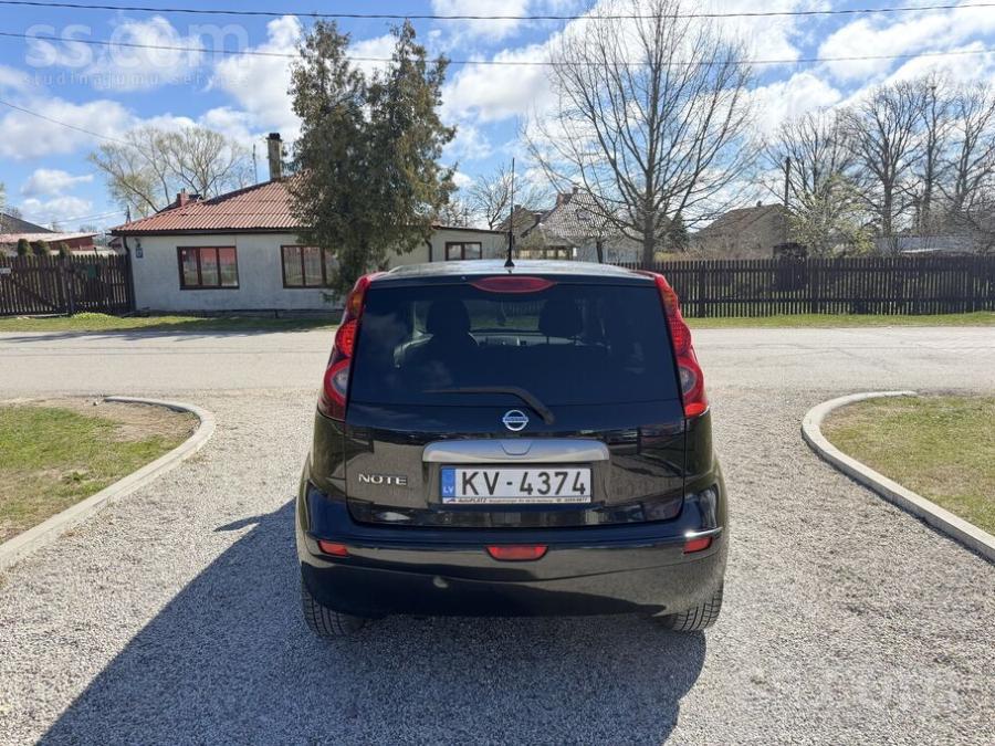 Melns Nissan Note 2012 Ventspils, ar dzinēja tilpumu 1.50 L un nobraukumu 231 tūkst. km par 2550 €, foto 6 vietnē AUTOMOTO.COM.LV