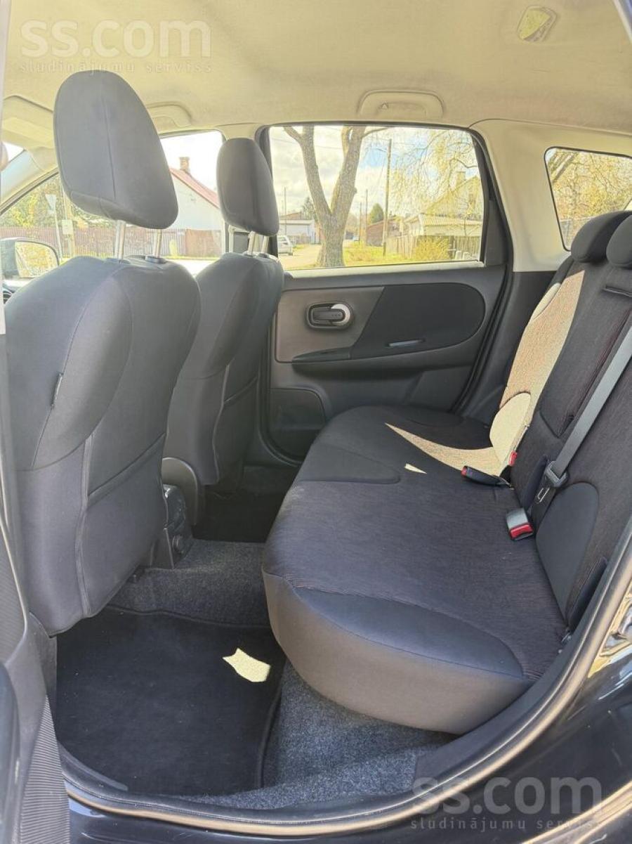 Melns Nissan Note 2012 Ventspils, ar dzinēja tilpumu 1.50 L un nobraukumu 231 tūkst. km par 2550 €, foto 13 vietnē AUTOMOTO.COM.LV