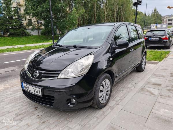 Black Nissan Note 2012 in Vilnius, with an engine capacity of 1.60 L and mileage of 251 thousand km for 1950 €, photo 1 on AUTOMOTO.COM.LV