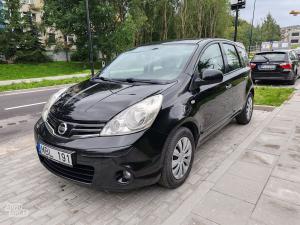 Black Nissan Note 2012 in Vilnius, with an engine capacity of 1.60 L and mileage of 251 thousand km for 1950 €, photo  on AUTOMOTO.COM.LV