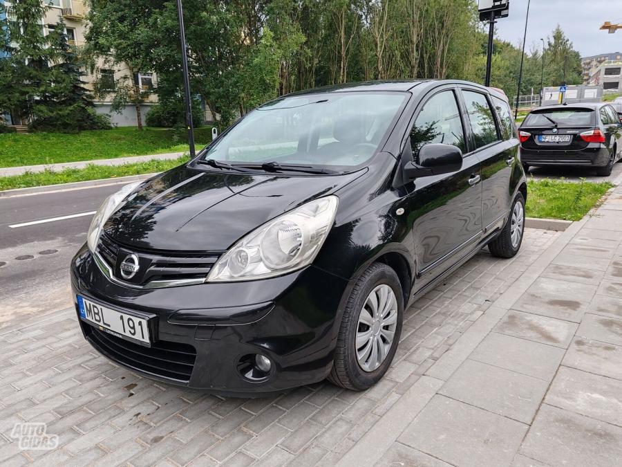 Black Nissan Note 2012 in Vilnius, with an engine capacity of 1.60 L and mileage of 251 thousand km for 1950 €, photo 1 on AUTOMOTO.COM.LV