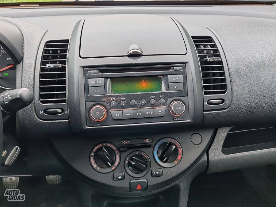 Black Nissan Note 2012 in Vilnius, with an engine capacity of 1.60 L and mileage of 251 thousand km for 1950 €, photo 17 on AUTOMOTO.COM.LV