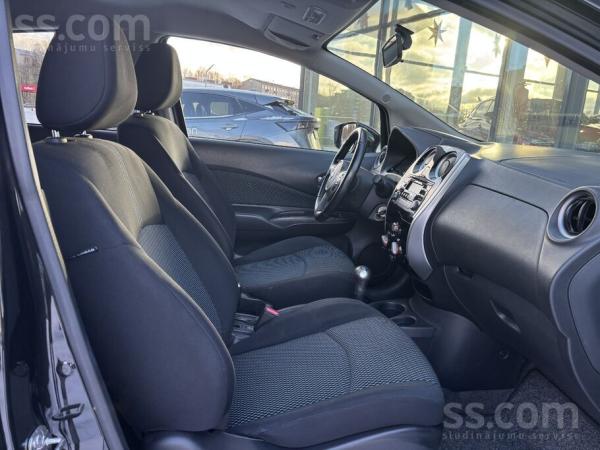 Black Nissan Note 2014 in Riga, with an engine capacity of 1.20 L and mileage of 0 thousand km for 6890 €, photo 9 on AUTOMOTO.COM.LV