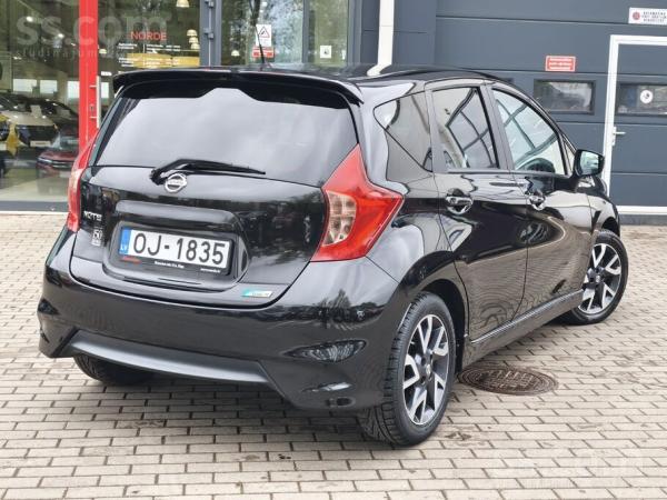 Black Nissan Note 2014 in Riga, with an engine capacity of 1.20 L and mileage of 0 thousand km for 6590 €, photo 4 on AUTOMOTO.COM.LV