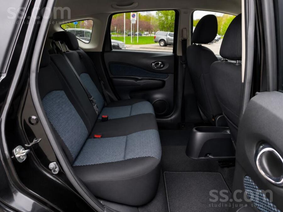 Black Nissan Note 2014 in Riga, with an engine capacity of 1.20 L and mileage of 0 thousand km for 5980 €, photo 9 on AUTOMOTO.COM.LV