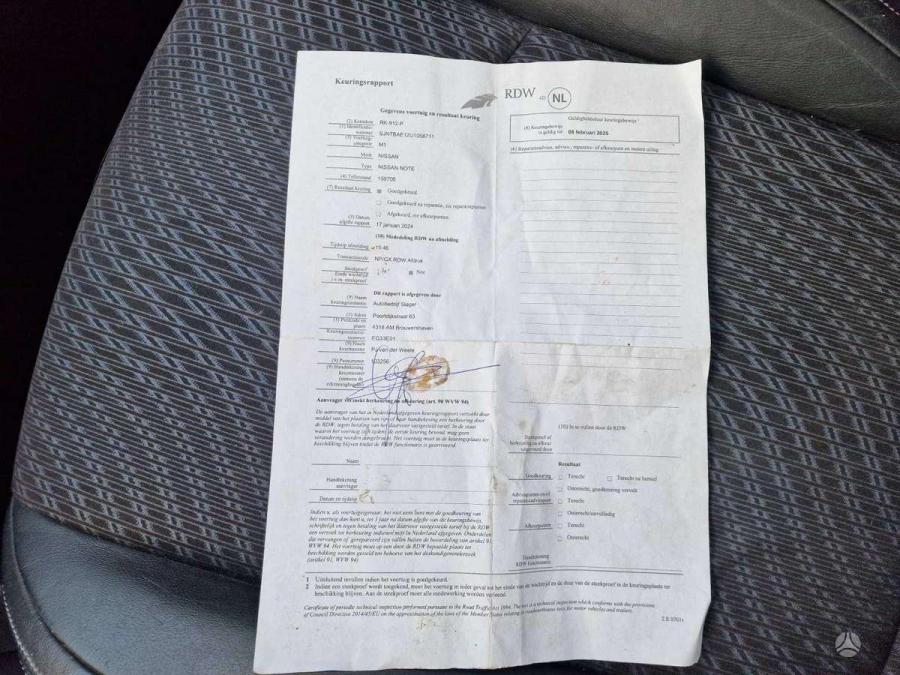 Черный Ниссан Ноут 2014 в Укмерге, объемом двигателя 1.20 л и пробегом 200 тыс. км за 4750 €, фото 17 на AUTOMOTO.COM.LV