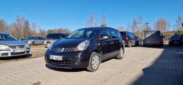 Black Nissan Note 2006 in Riga, with an engine capacity of 1.60 L and mileage of 280 thousand km for 1550 €, photo 5 on AUTOMOTO.COM.LV