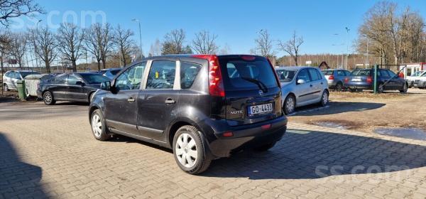 Black Nissan Note 2006 in Valmiera, with an engine capacity of 1.60 L and mileage of 280 thousand km for 1200 €, photo 4 on AUTOMOTO.COM.LV