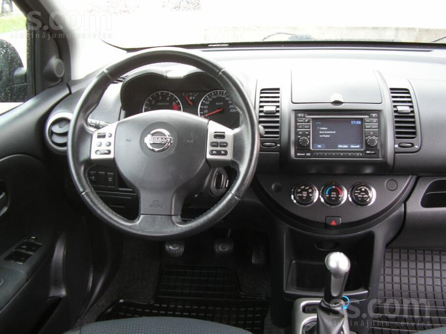 Black Nissan Note 2013 in Riga, with an engine capacity of 1.50 L and mileage of 0 thousand km for 3850 €, photo 14 on AUTOMOTO.COM.LV