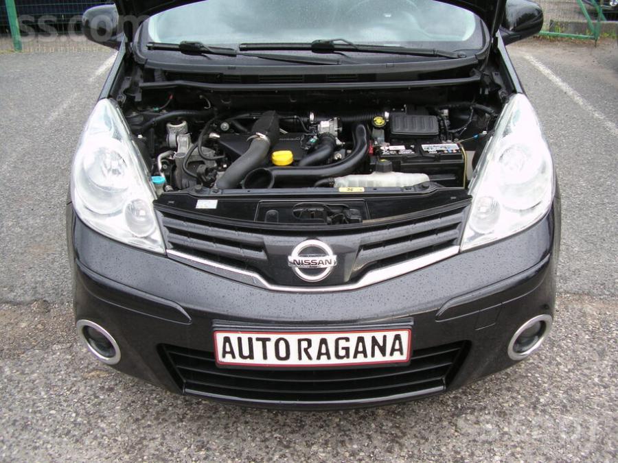 Black Nissan Note 2013 in Riga, with an engine capacity of 1.50 L and mileage of 0 thousand km for 3850 €, photo 25 on AUTOMOTO.COM.LV