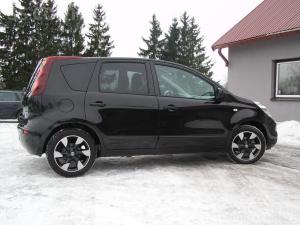 Black Nissan Note 2013 in Riga, with an engine capacity of 1.50 L and mileage of 0 thousand km for 3850 €, photo 4 on AUTOMOTO.COM.LV