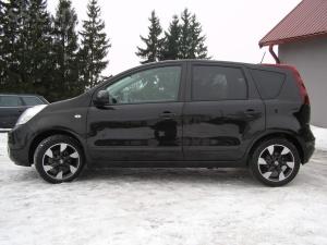 Black Nissan Note 2013 in Riga, with an engine capacity of 1.50 L and mileage of 0 thousand km for 3850 €, photo 5 on AUTOMOTO.COM.LV