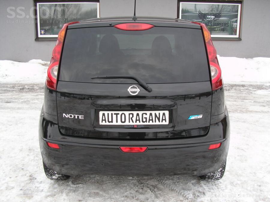 Black Nissan Note 2013 in Riga, with an engine capacity of 1.50 L and mileage of 0 thousand km for 3850 €, photo 7 on AUTOMOTO.COM.LV
