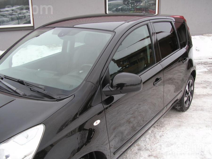 Black Nissan Note 2013 in Riga, with an engine capacity of 1.50 L and mileage of 0 thousand km for 3850 €, photo 14 on AUTOMOTO.COM.LV