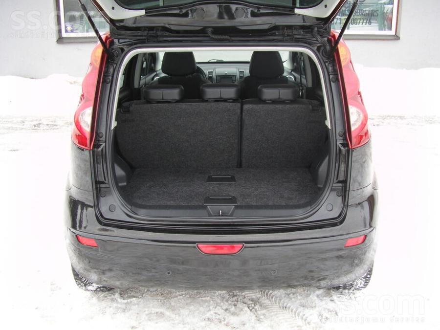 Black Nissan Note 2013 in Riga, with an engine capacity of 1.50 L and mileage of 0 thousand km for 3850 €, photo 20 on AUTOMOTO.COM.LV