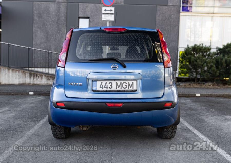 Zils Nissan Note 2006 Tallina, ar dzinēja tilpumu 1.40 L un nobraukumu 219 tūkst. km par 2299 €, foto 5 vietnē AUTOMOTO.COM.LV