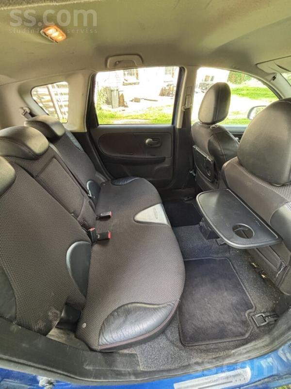 Blue Nissan Note 2006 in Riga, with an engine capacity of 1.60 L and mileage of 253 thousand km for 990 €, photo 5 on AUTOMOTO.COM.LV
