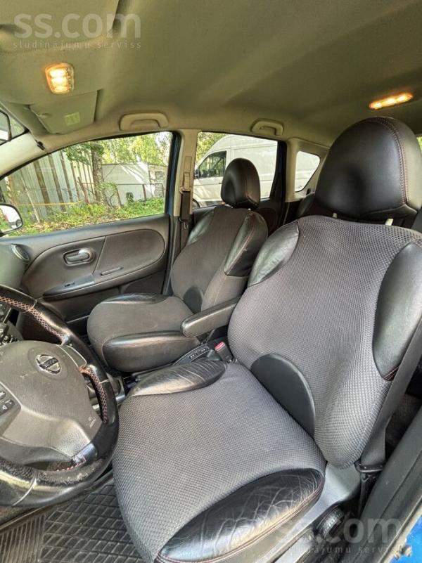 Blue Nissan Note 2006 in Riga, with an engine capacity of 1.60 L and mileage of 253 thousand km for 990 €, photo 6 on AUTOMOTO.COM.LV