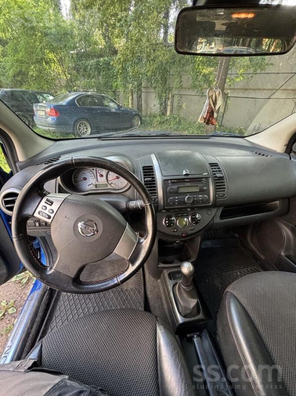 Blue Nissan Note 2006 in Riga, with an engine capacity of 1.60 L and mileage of 253 thousand km for 990 €, photo 7 on AUTOMOTO.COM.LV