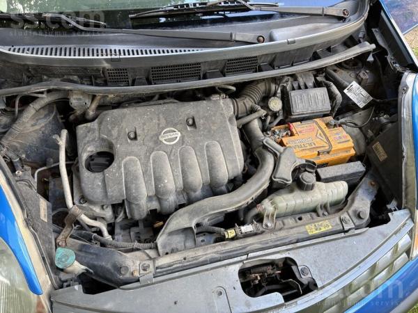Blue Nissan Note 2006 in Riga, with an engine capacity of 1.60 L and mileage of 253 thousand km for 990 €, photo 8 on AUTOMOTO.COM.LV