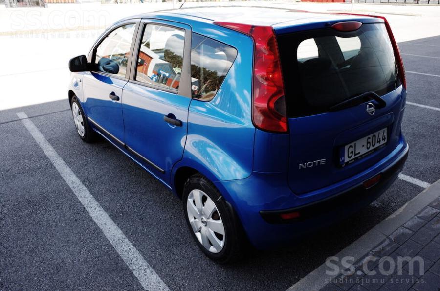 Zils Nissan Note 2007 Rīga, ar dzinēja tilpumu 1.40 L un nobraukumu 190 tūkst. km par 1850 €, foto 4 vietnē AUTOMOTO.COM.LV