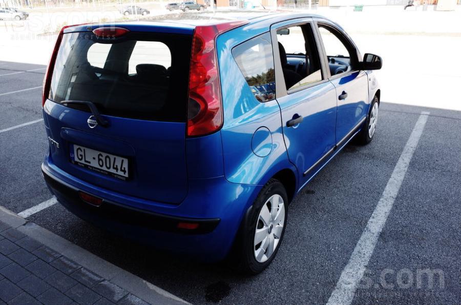 Zils Nissan Note 2007 Rīga, ar dzinēja tilpumu 1.40 L un nobraukumu 190 tūkst. km par 1850 €, foto 5 vietnē AUTOMOTO.COM.LV