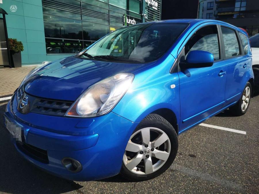 Zils Nissan Note 2008 Viļņa, ar dzinēja tilpumu 1.60 L un nobraukumu 2 tūkst. km par 3750 €, foto 12 vietnē AUTOMOTO.COM.LV