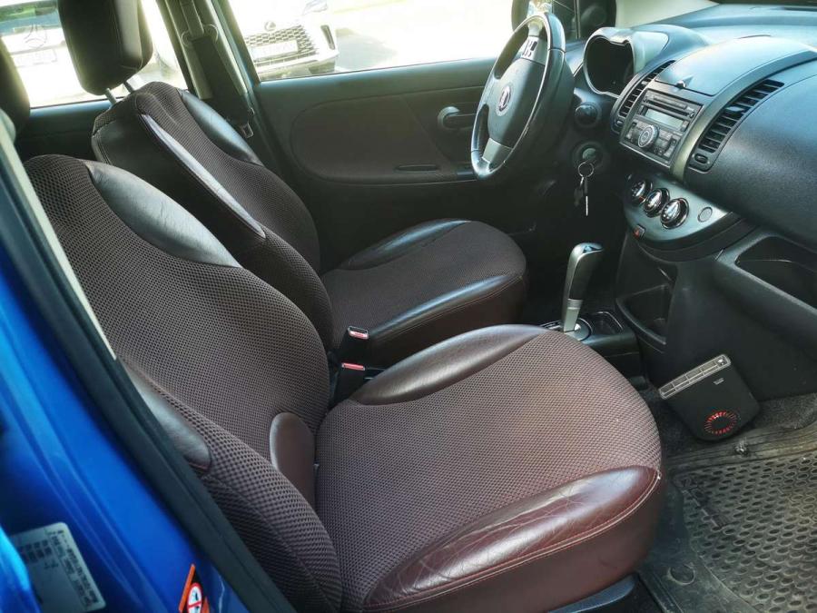 Zils Nissan Note 2008 Viļņa, ar dzinēja tilpumu 1.60 L un nobraukumu 2 tūkst. km par 3750 €, foto 17 vietnē AUTOMOTO.COM.LV