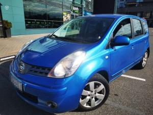 Blue Nissan Note 2008 in Vilnius, with an engine capacity of 1.60 L and mileage of 249 thousand km for 3750 €, photo 10 on AUTOMOTO.COM.LV
