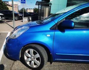 Blue Nissan Note 2008 in Vilnius, with an engine capacity of 1.60 L and mileage of 249 thousand km for 3750 €, photo 11 on AUTOMOTO.COM.LV