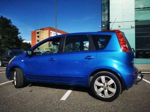 Blue Nissan Note 2008 in Vilnius, with an engine capacity of 1.60 L and mileage of 249 thousand km for 3750 €, photo 14 on AUTOMOTO.COM.LV