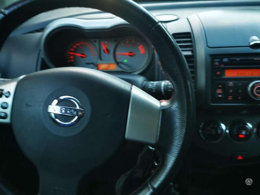 Blue Nissan Note 2008 in Vilnius, with an engine capacity of 1.60 L and mileage of 249 thousand km for 3750 €, photo 23 on AUTOMOTO.COM.LV