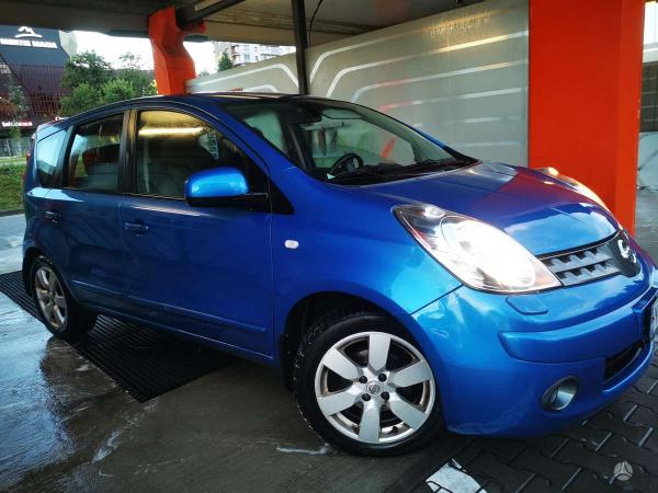 Blue Nissan Note 2008 in Vilnius, with an engine capacity of 1.60 L and mileage of 249 thousand km for 3750 €, photo 3 on AUTOMOTO.COM.LV