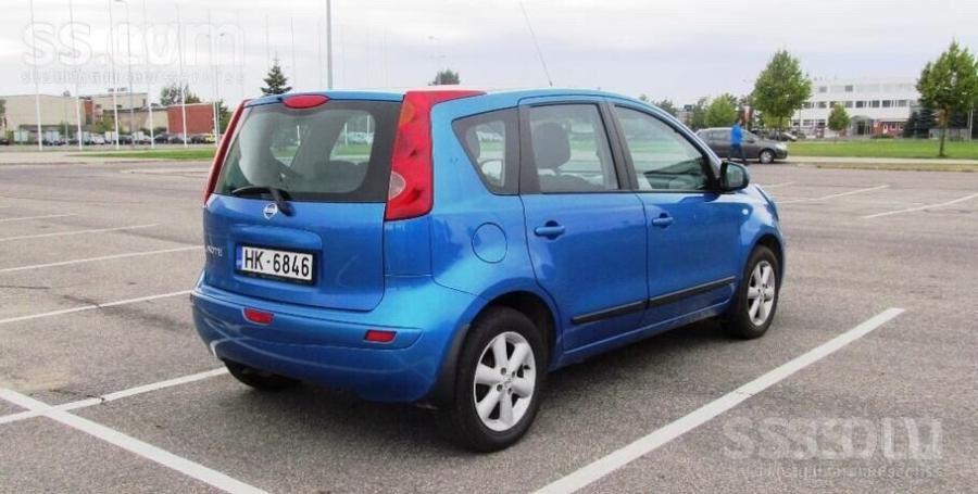 Zils Nissan Note 2010 Rīga, ar dzinēja tilpumu 1.60 L un nobraukumu 311 tūkst. km par 2650 €, foto 5 vietnē AUTOMOTO.COM.LV