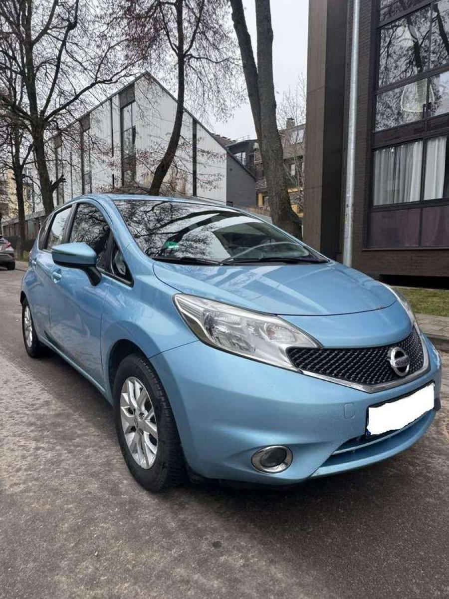 Blue Nissan Note 2014 in Vilnius, with an engine capacity of 1.46 L and mileage of 223 thousand km for 2950 €, photo 1 on AUTOMOTO.COM.LV
