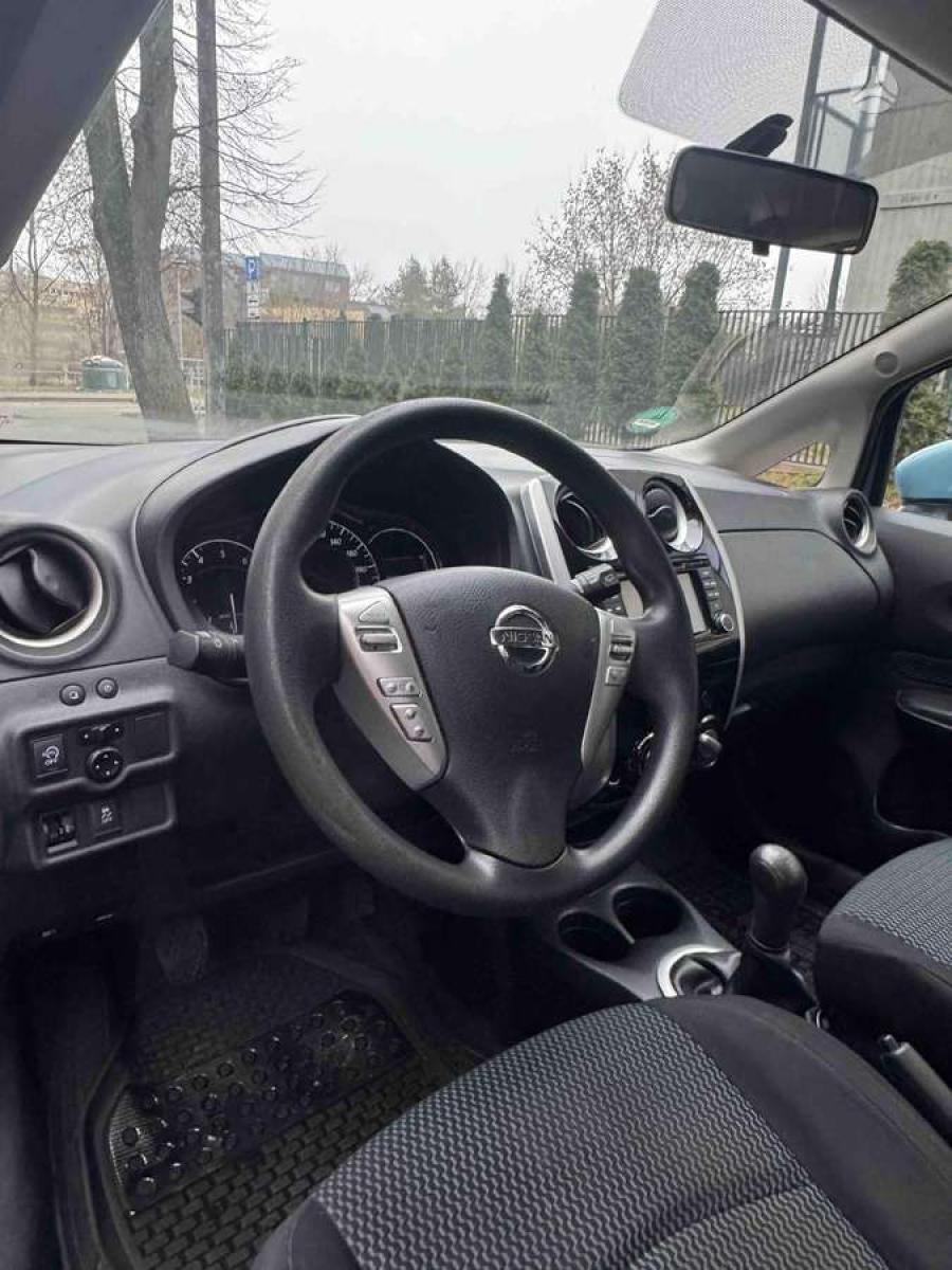 Blue Nissan Note 2014 in Vilnius, with an engine capacity of 1.46 L and mileage of 223 thousand km for 2950 €, photo 8 on AUTOMOTO.COM.LV