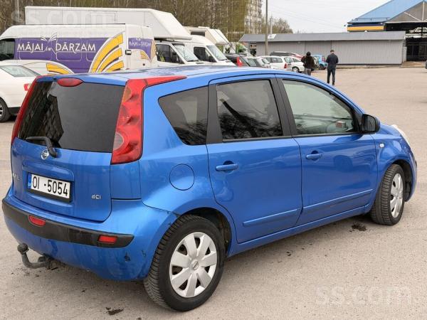 Blue Nissan Note 2006 in Riga, with an engine capacity of 1.50 L and mileage of 350 thousand km for 1750 €, photo 3 on AUTOMOTO.COM.LV