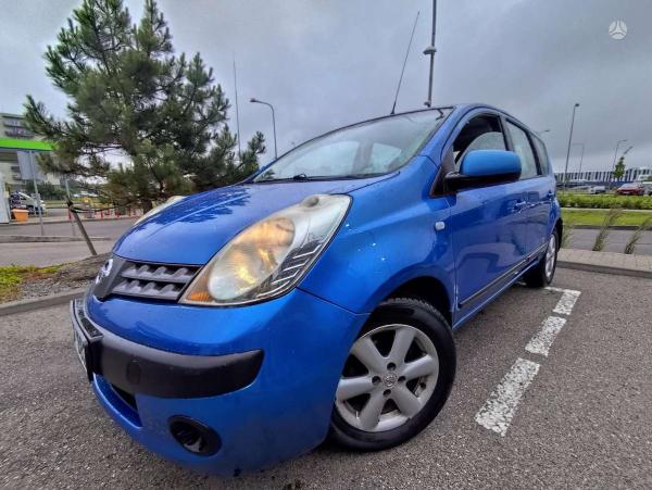 Blue Nissan Note 2006 in Vilnius, with an engine capacity of 1.60 L and mileage of 289 thousand km for 2250 €, photo 2 on AUTOMOTO.COM.LV