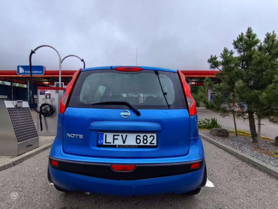 Zils Nissan Note 2006 Viļņa, ar dzinēja tilpumu 1.60 L un nobraukumu 289 tūkst. km par 2250 €, foto 8 vietnē AUTOMOTO.COM.LV