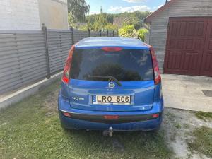 Blue Nissan Note 2007 in Siauliai, with an engine capacity of 1.40 L and mileage of 220 thousand km for 1500 €, photo 4 on AUTOMOTO.COM.LV