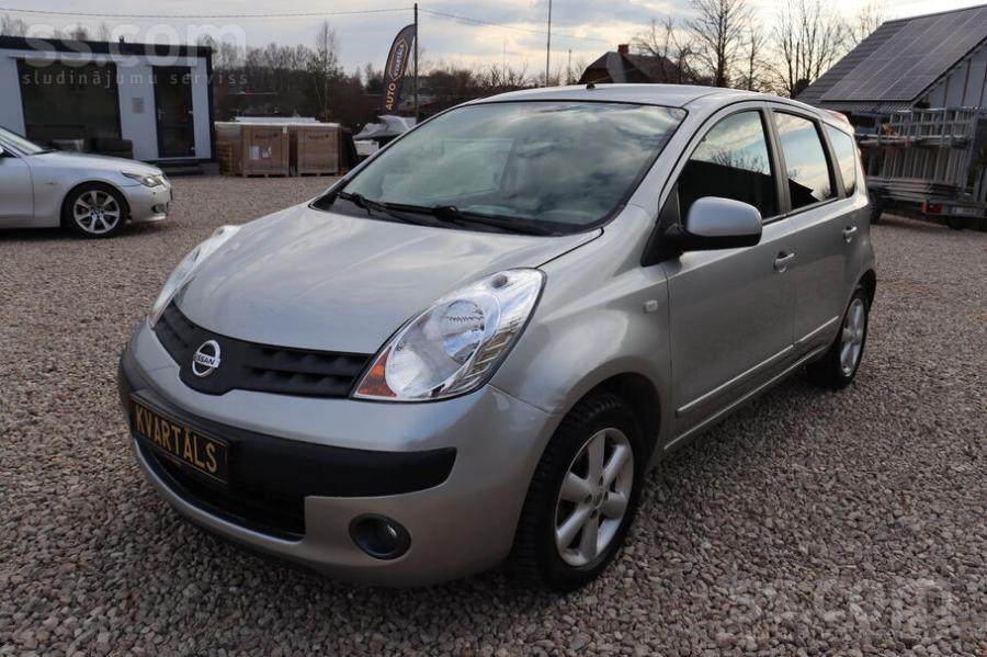 Brown Nissan Note 2007 in Riga, with an engine capacity of 1.60 L and mileage of 157 thousand km for 2890 €, photo 1 on AUTOMOTO.COM.LV