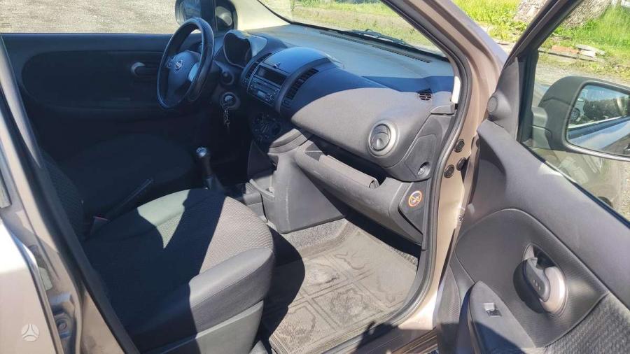 Brown Nissan Note 2007 in Klaipeda, with an engine capacity of 1.46 L and mileage of 287 thousand km for 850 €, photo 14 on AUTOMOTO.COM.LV