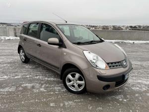 Brown Nissan Note 2008 in Vilnius, with an engine capacity of 1.60 L and mileage of 148 thousand km for 2950 €, photo  on AUTOMOTO.COM.LV