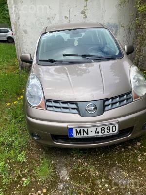 Brown Nissan Note 2008 in Riga, with an engine capacity of 1.50 L and mileage of 251 thousand km for 1800 €, photo  on AUTOMOTO.COM.LV