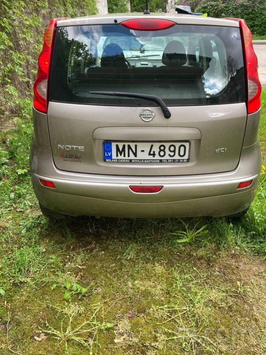 Brown Nissan Note 2008 in Riga, with an engine capacity of 1.50 L and mileage of 251 thousand km for 1800 €, photo 11 on AUTOMOTO.COM.LV