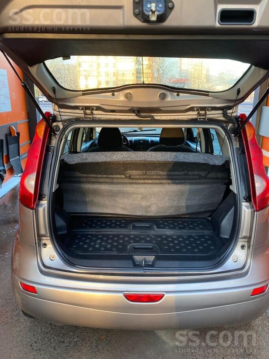 Brown Nissan Note 2008 in Riga, with an engine capacity of 1.50 L and mileage of 250 thousand km for 1400 €, photo 6 on AUTOMOTO.COM.LV