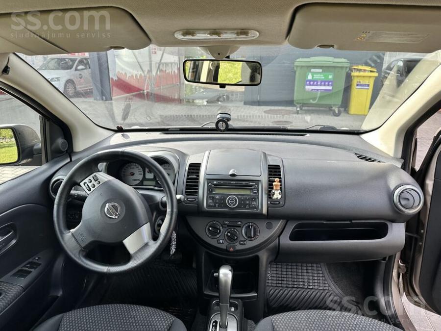 Brown Nissan Note 2008 in Riga, with an engine capacity of 1.60 L and mileage of 352 thousand km for 2100 €, photo 8 on AUTOMOTO.COM.LV