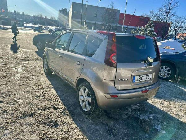 Brūns Nissan Note 2009 Viļņa, ar dzinēja tilpumu 1.60 L un nobraukumu 223 tūkst. km par 2850 €, foto 7 vietnē AUTOMOTO.COM.LV