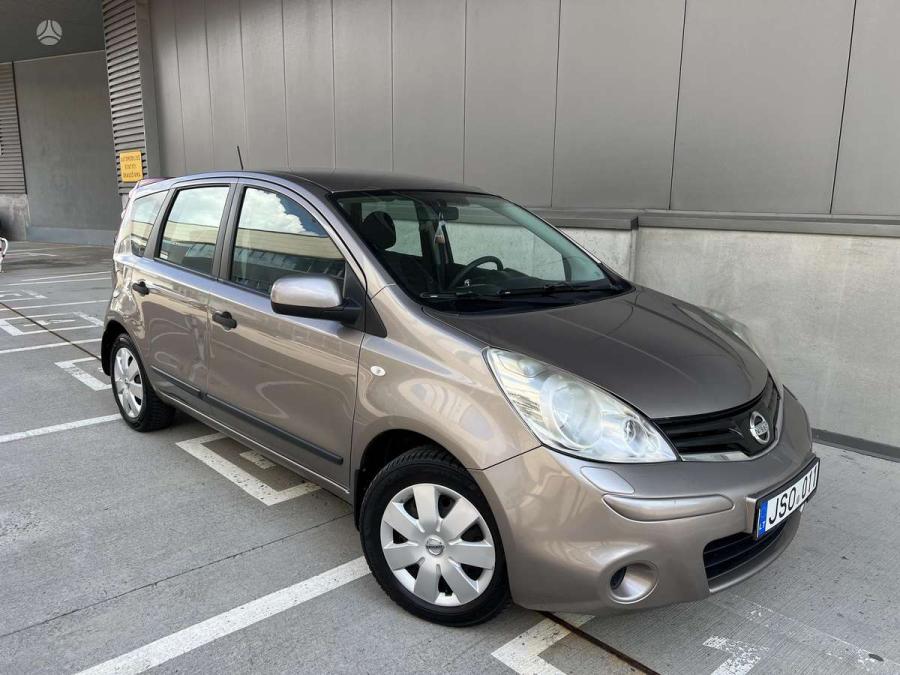 Brown Nissan Note 2011 in Vilnius, with an engine capacity of 1.40 L and mileage of 208 thousand km for 1750 €, photo 6 on AUTOMOTO.COM.LV